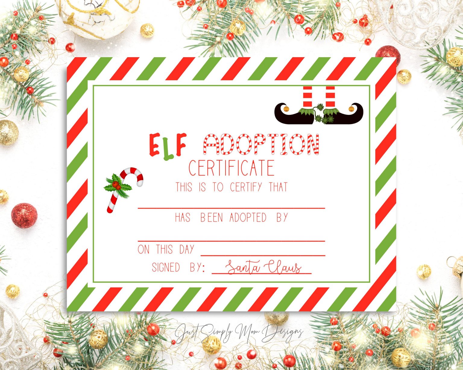 Printable Christmas Elf Letters and Activities - Just Simply Mom Designs