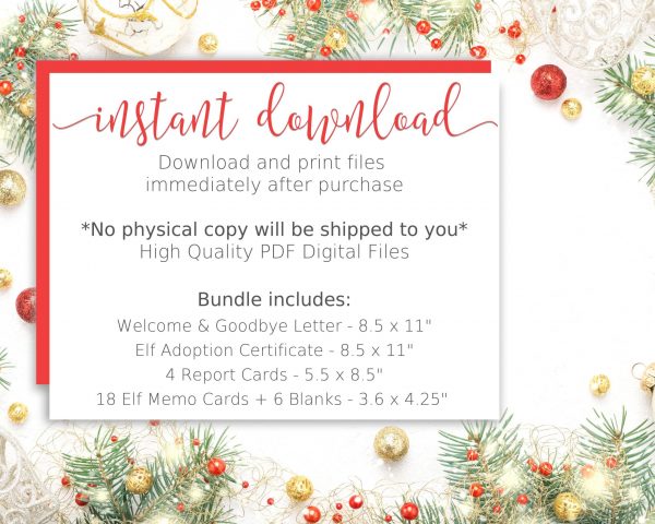 Printable Christmas Elf Letters and Activities - Just Simply Mom Designs