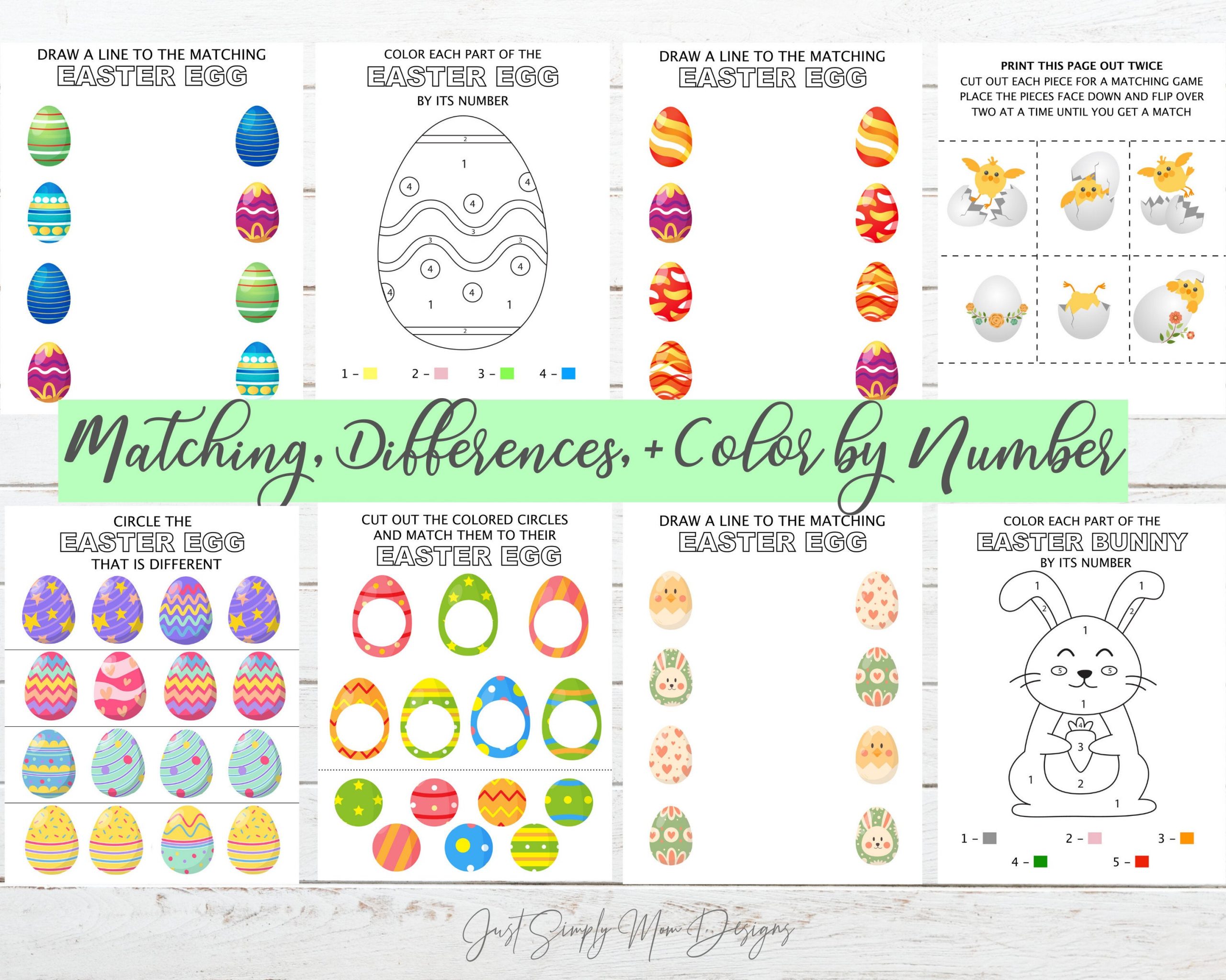 Printable Toddler Easter Learning and Educational Activities - Just ...